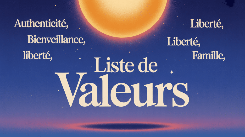 Liste Valeurs Guide Pratique Essentiel